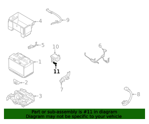 91982-C7010 - Battery Cable Terminal End 2017-2023 Kia | Kia.Parts Store