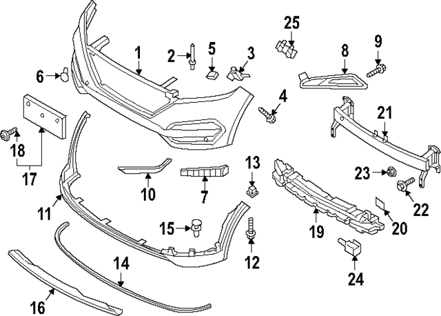 2016-2018 Hyundai Tucson Trim Cover 86526-D3000 | Conicelli Hyundai