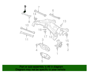 201-352-88-65 - Bushing 1994-2009 Mercedes-Benz | AutoNationParts.com