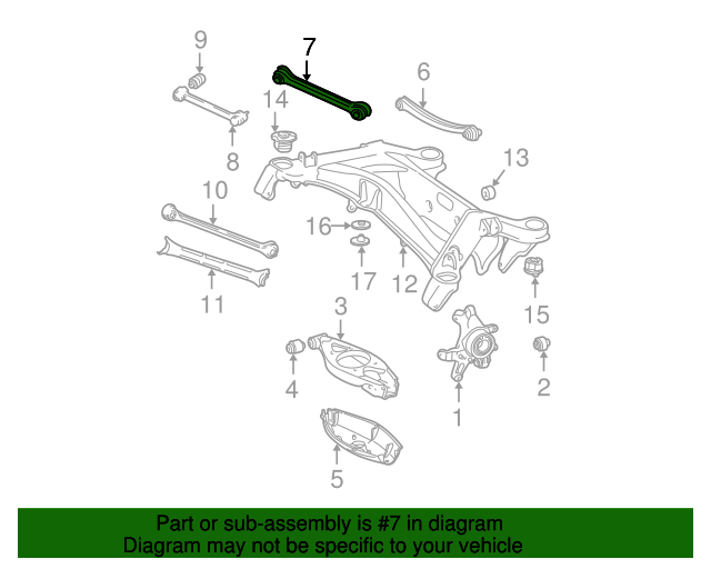 210-350-34-06 - Suspension Control Arm 1985-2011 Mercedes-Benz ...
