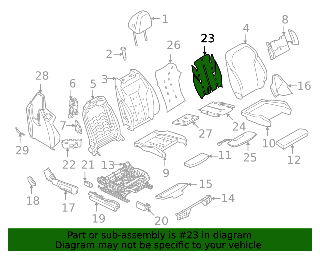 52-10-8-076-566 - Seat Back Heater - 2020-2024 BMW | BMW Parts Exchange
