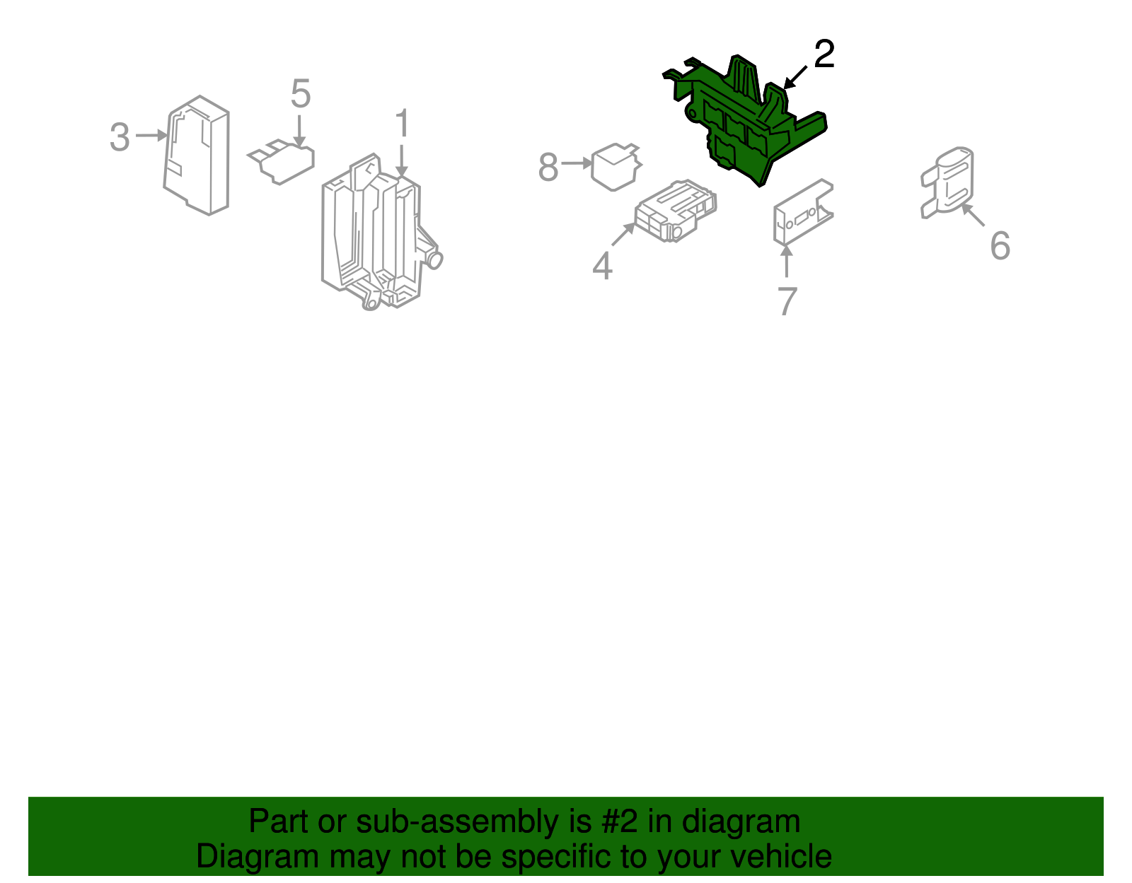 8K1-937-503-C - Relay & Fuse Plt 2009-2017 Audi | Audi OEM Parts