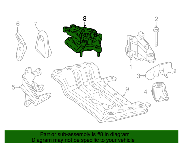 213-240-03-00 - Trans Mount 2017-2021 Mercedes-Benz | Mercedes-Benz USA ...