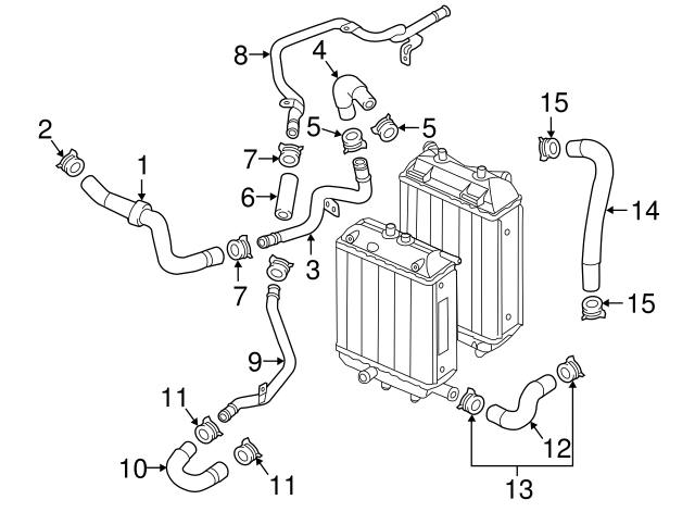 Genuine Audi 4G0-121-445-AM | Inlet Hose | FREE Shipping on Most Orders ...