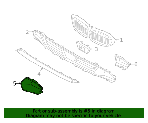 51-11-7-471-518 - Grille Molding 2019-2022 BMW | AutoNationParts.com