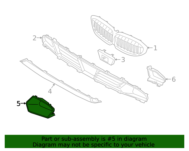 51117471517 - 2019-2022 BMW Inlet Cover (51-11-7-471-517) | BMW of ...