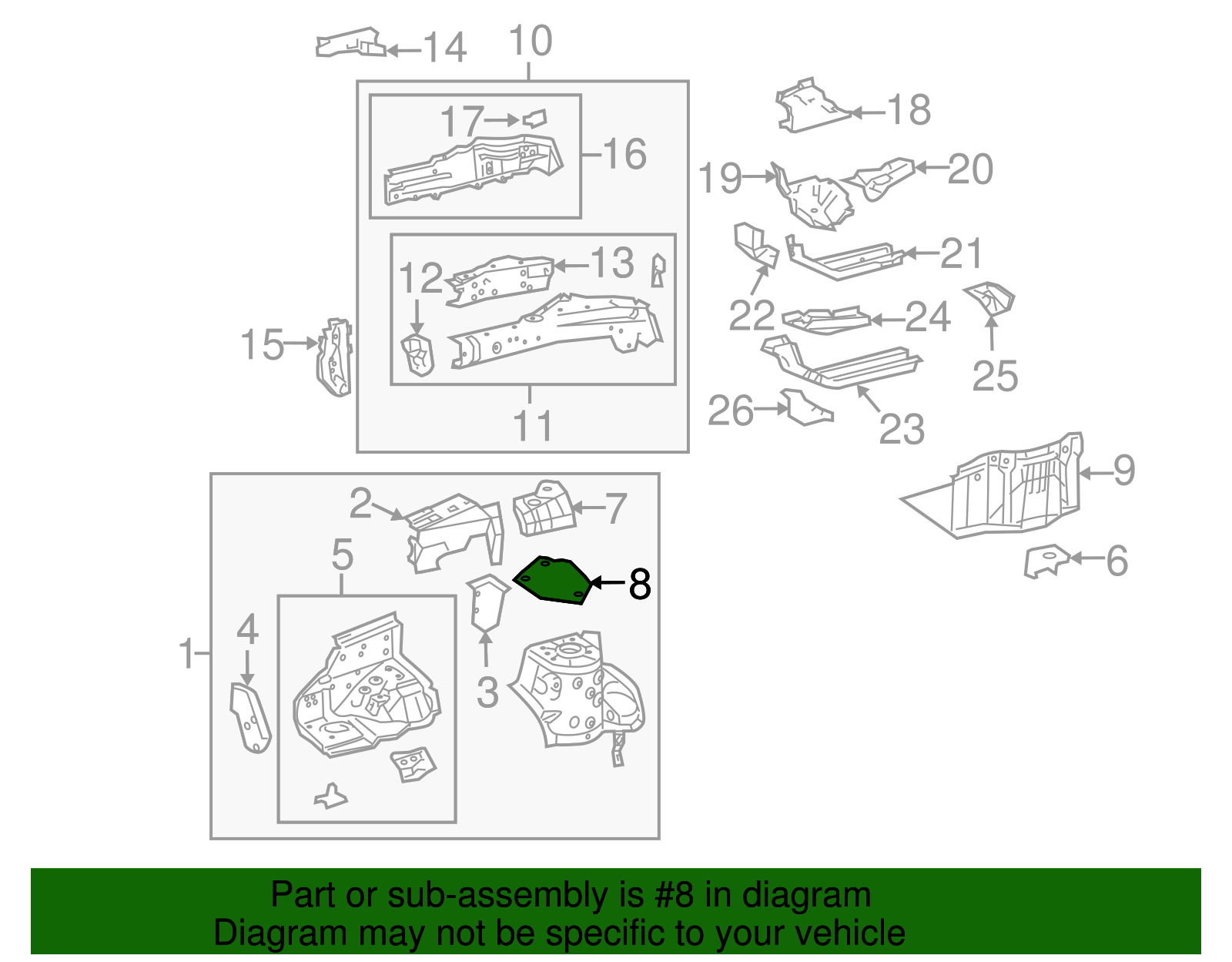 2005-2010 Scion tC Plate 53737-21020 | Toyota Parts Center