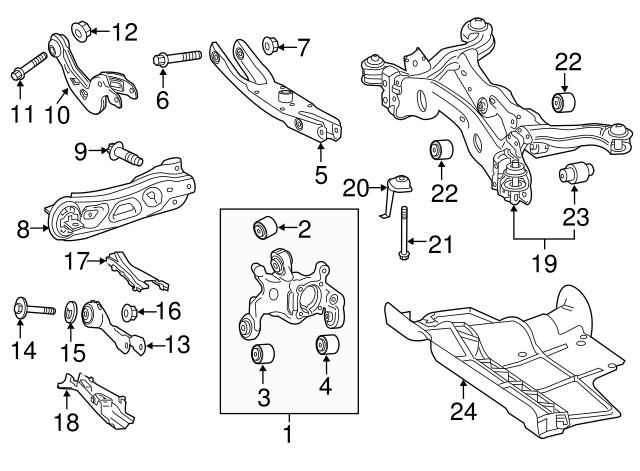 246-350-13-08 - Cross-Member 2014-2020 Mercedes-Benz | Mercedes-Benz ...
