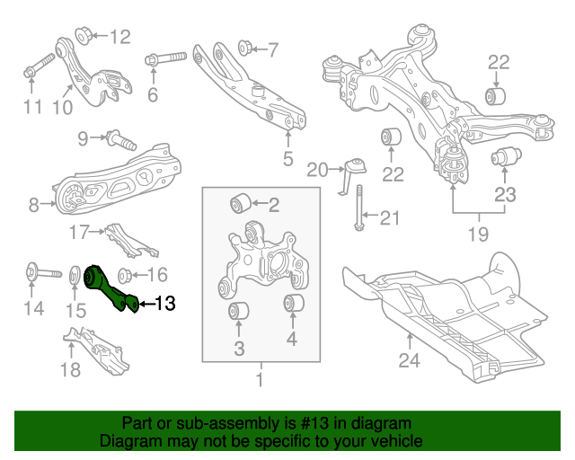 246-350-00-53 - Lateral Arm 2014-2020 Mercedes-Benz | AutoNationParts.com