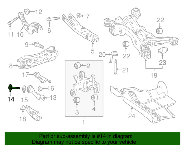 2015-2020 Mercedes-Benz Suspension Track Bar Bolt 002-990-49-20 | MB ...