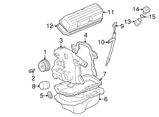 12590366 Cover - New OEM Part From GM Parts Direct | GM Parts Store