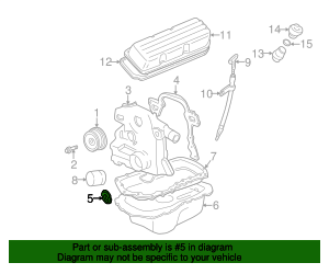 1990-2009 GM Rear Crankshaft Oil Seal 12582320 GM | GMPartsDirect.com