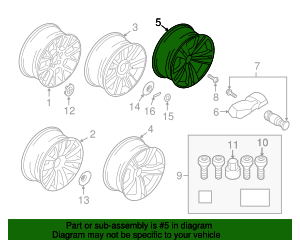 Genuine BMW 36-11-6-788-706 | Wheel, Alloy | FREE Shipping on Most ...