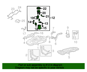 2005-2016 Toyota Tacoma Fuel Pump Assembly 77020-04071 | OEM Parts Online