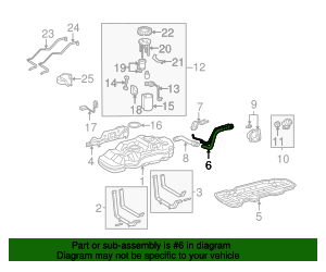 Toyota 2005-2008 Toyota Tacoma Filler Pipe 77201-04130 | Toyota Parts