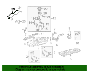 77209-04031 - Fuel Line 2006-2015 Toyota Tacoma | AutoNationParts.com
