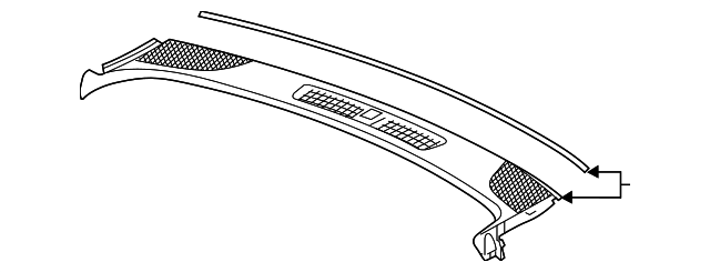 2018-2020 GMC Terrain Defroster Panel 84373441 | TascaParts.com