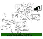 2015-2018 Porsche Macan Connector Hose 95B-145-832-C | Sunset Porsche Parts
