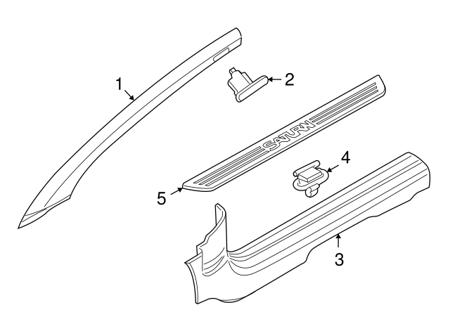 2008 Saturn Astra Plate 13114347 | GMPartsDirect.com