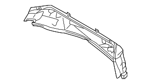 2010-2013 Porsche Panamera Plenum Panel 970-572-531-00 | OEM Parts Online