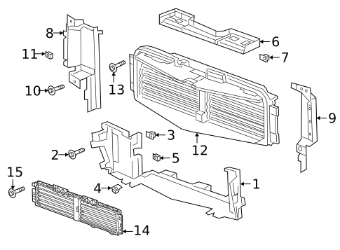Radiator & Components for 2021 Cadillac XT6 | TascaParts.com
