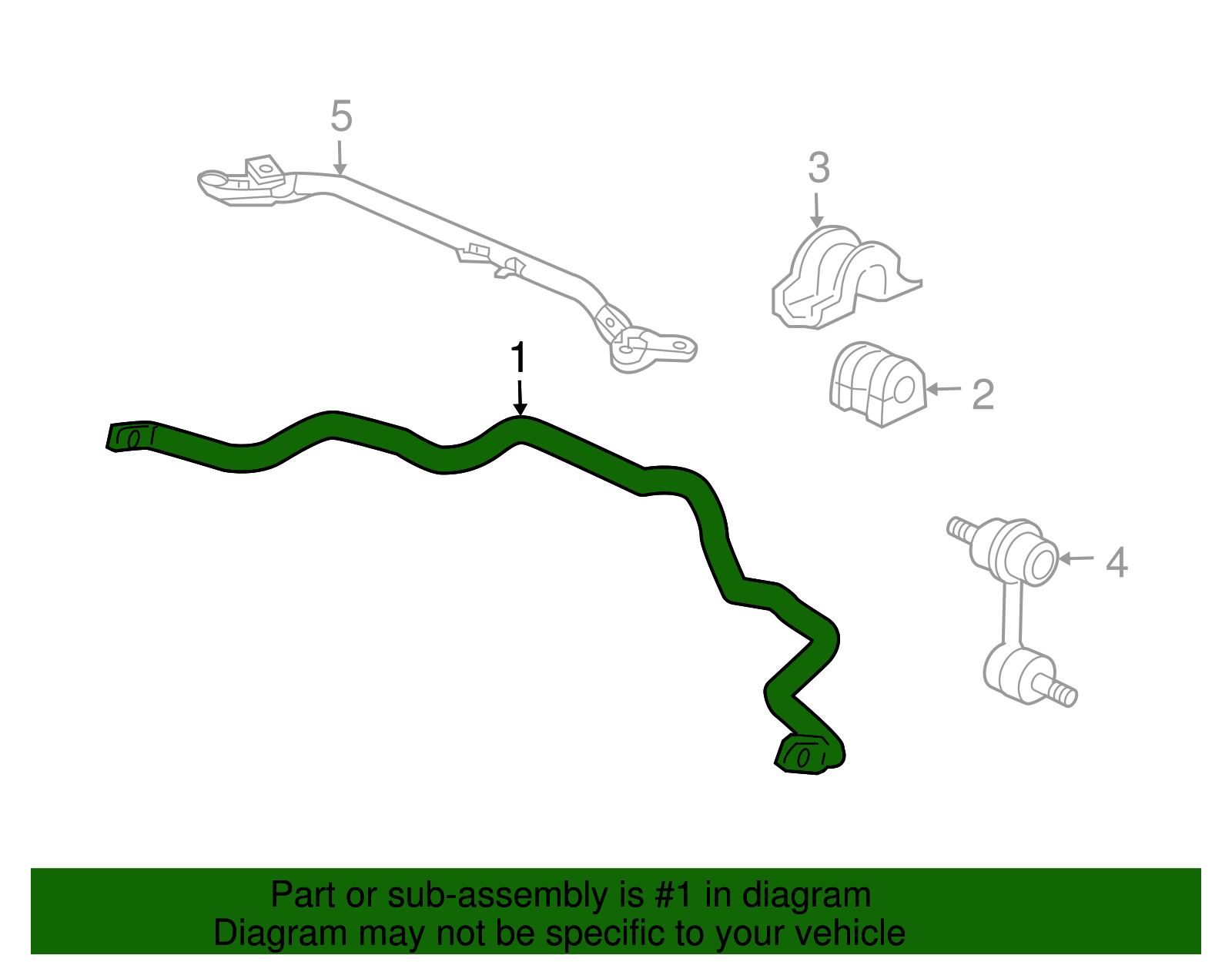 51300-TE1-A02 - Stabilizer Bar 2008-2012 Honda Accord | Honda Parts Online