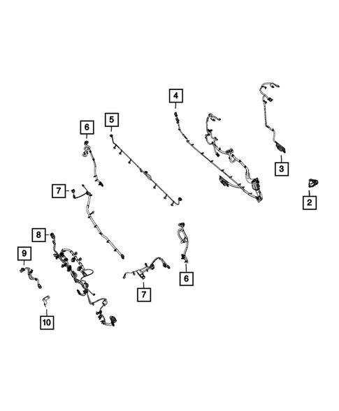 Wiring-Body and Accessories for 2019 Ram 1500 | Wholesale MOPAR