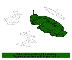 51758060097 - 2018-2022 BMW M5 Rear Shield (51-75-8-060-097) | BMW of ...