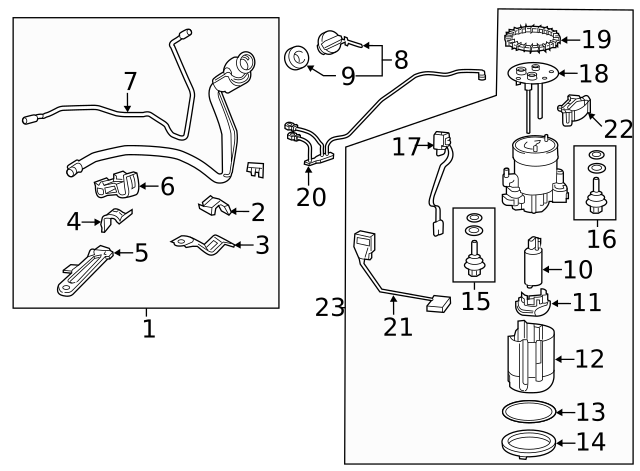 23224-0P011 - Fuel Pump Gasket - 2016-2022 Lexus | MyLexusParts