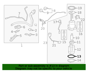 23224-0P011 - Fuel Pump Gasket - 2016-2022 Lexus | MyLexusParts