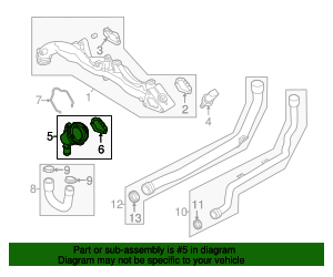 2009-2013 Porsche 911 Engine Coolant Outlet Flange 9A1-106-131-00 ...