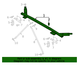 2019-2021 Volvo Upper Tie Bar 32244775 | TascaParts.com