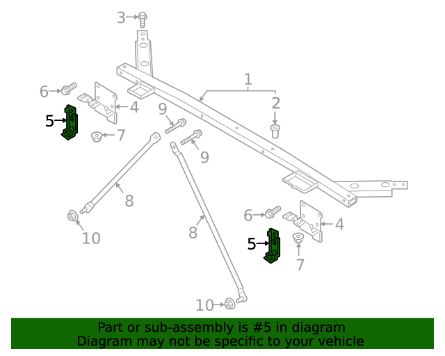 2019-2020 Volvo Lower Bracket 31651846 | TascaParts.com