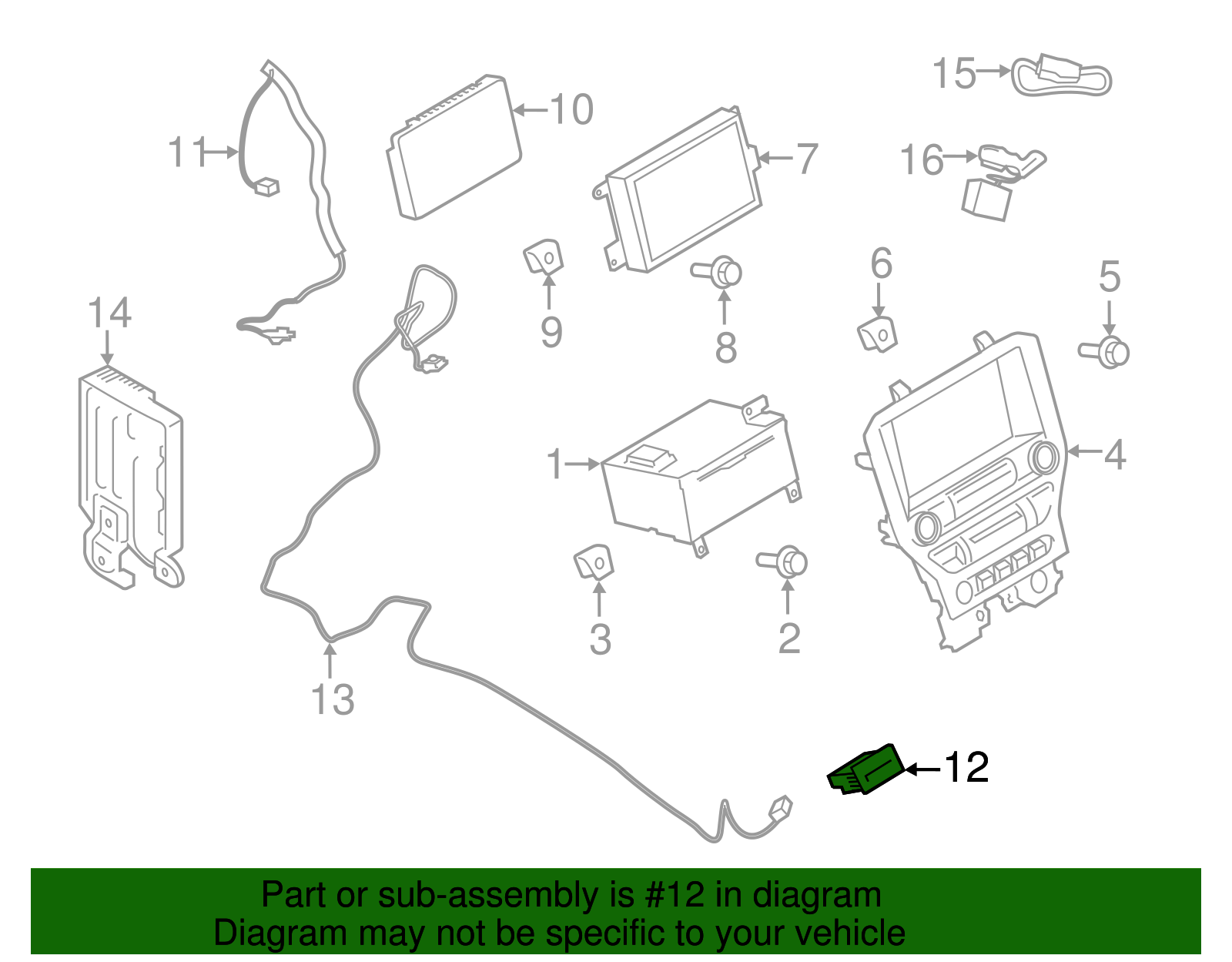 2014-2023 Ford Infotainment Display Control Module GC3Z-19A387-D | OEM ...