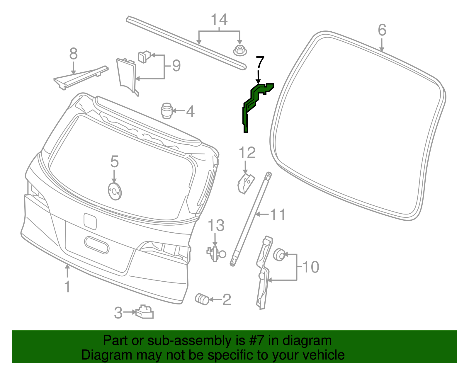 68260-TG7-A00ZZ - Hinge 2016-2022 Honda Pilot | Honda Parts Online