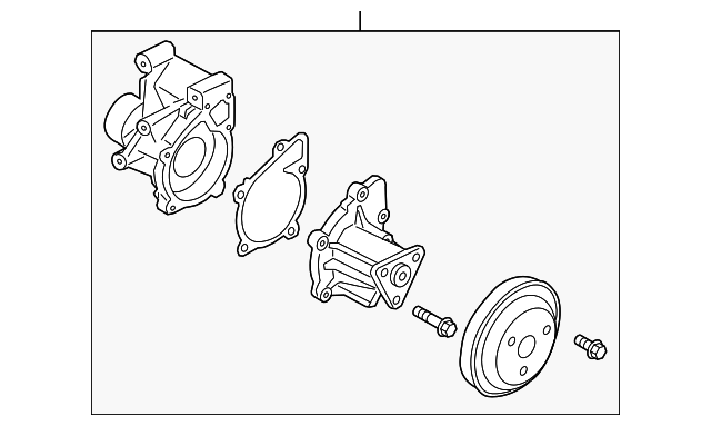 2018-2024 Hyundai Water Pump 25100-2GTC0 | OEM Parts Online