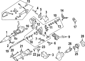 26109034 - Steering Wheel Position Sensor 2005-2017 GM | AutoNation Parts