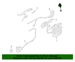 2022-2023 Kia Carnival Latch Assembly 81410-R0010 | TascaParts.com