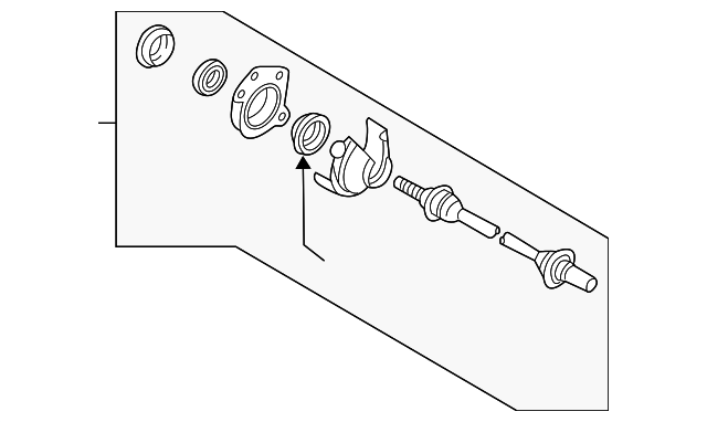 2005-2008 Mazda 6 Half-Shaft GA37-25-700C | Mazda-Parts