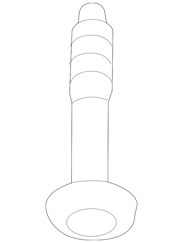 Genuine Audi WHT-008-613 | Front Shield Mount Bolt | FREE Shipping on ...