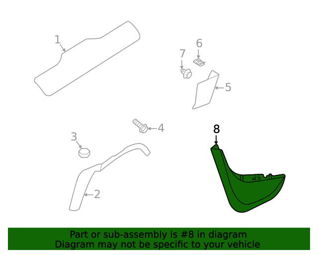 2020-2023 Land Rover Rear Classic Mudflaps VPLEP0388 | OEM Parts Online