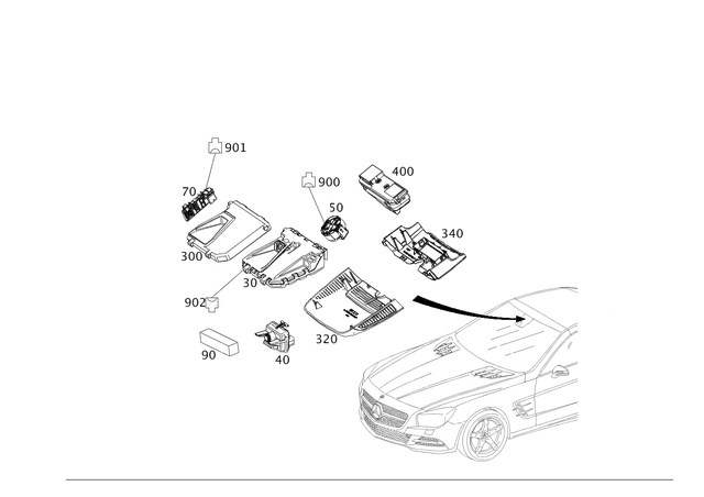 2013-2021 Mercedes-Benz Camera Night View System 222-820-16-97 | MB OEM ...