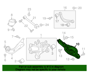 2014-2017 Mazda 6 Lower Control Arm GHP9-28-300A | QuirkParts