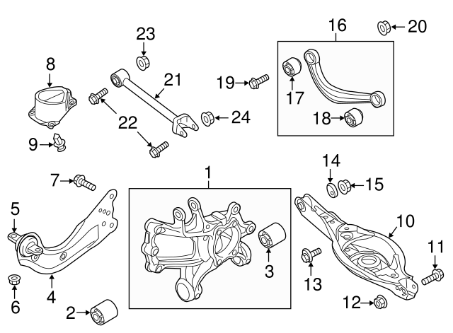 2014-2017 Mazda 6 Lower Control Arm GHP9-28-300A | Mazda-Parts