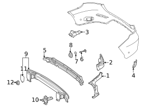 2020-2022 Mercedes-Benz Side Reinforced 253-880-96-03 | MB OEM Parts