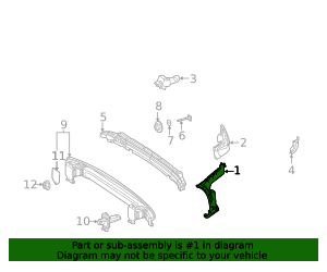 253-880-97-02 - Bumper Guide 2020-2022 Mercedes-Benz | AutoNationParts.com