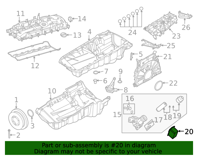 11428583901 - 2016-2024 BMW Oil Cooler (11-42-8-583-901) | BMW of South ...