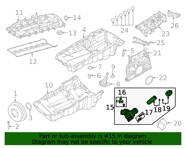 11428488578 - 2019-2023 BMW Oil Filter Housing (11-42-8-488-578) | BMW ...