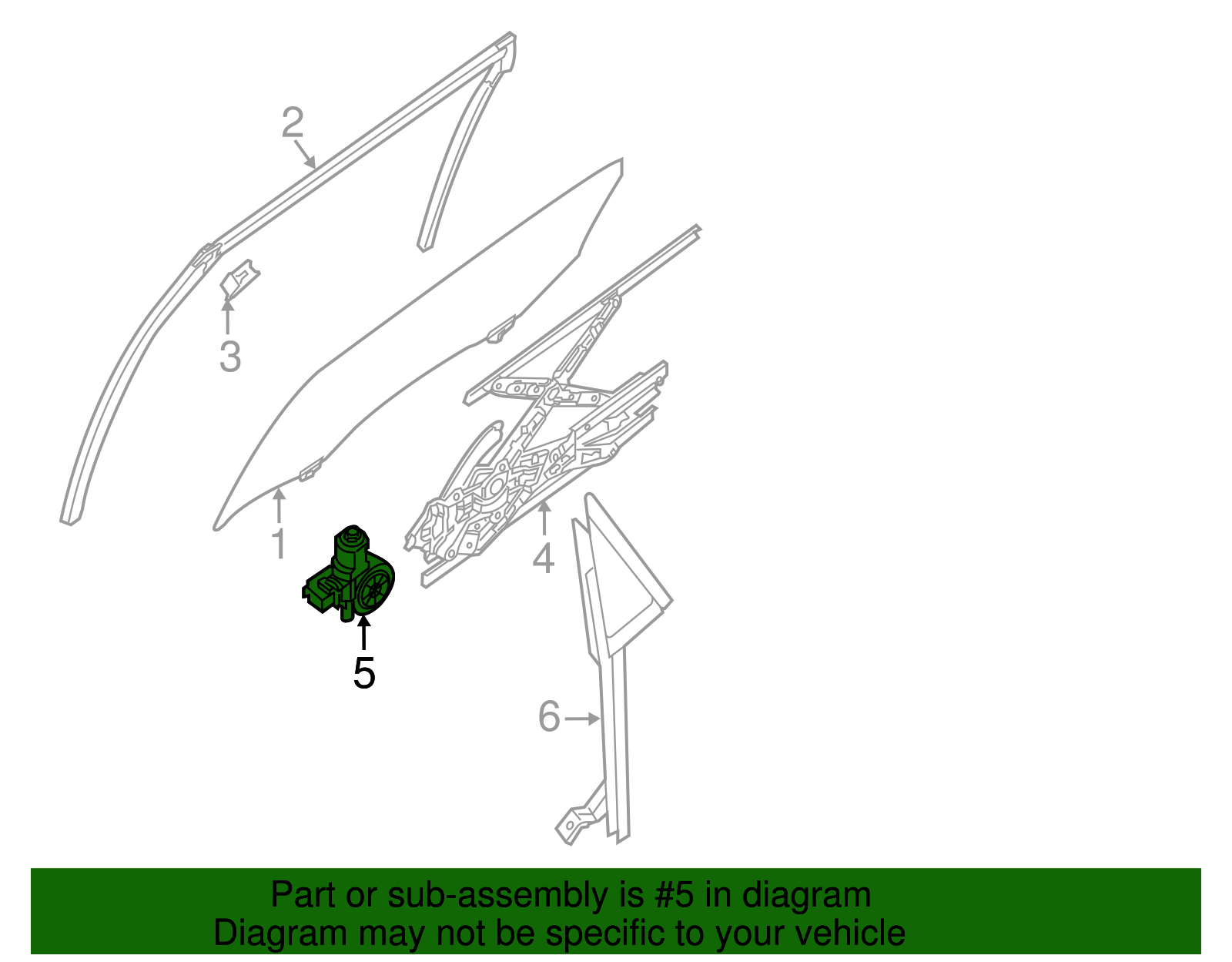 2013-2023 Nissan Window Motor 82731-3TA2A | My Nissan Part