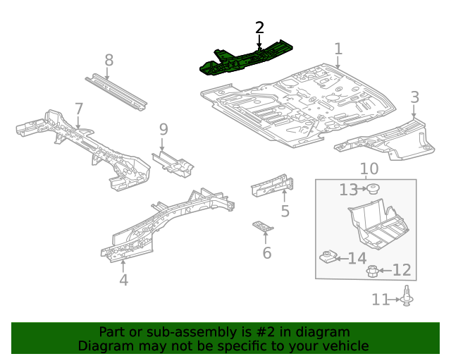 58305-0E080 - Side Panel 2020-2021 Toyota Highlander | Longo Toyota Parts